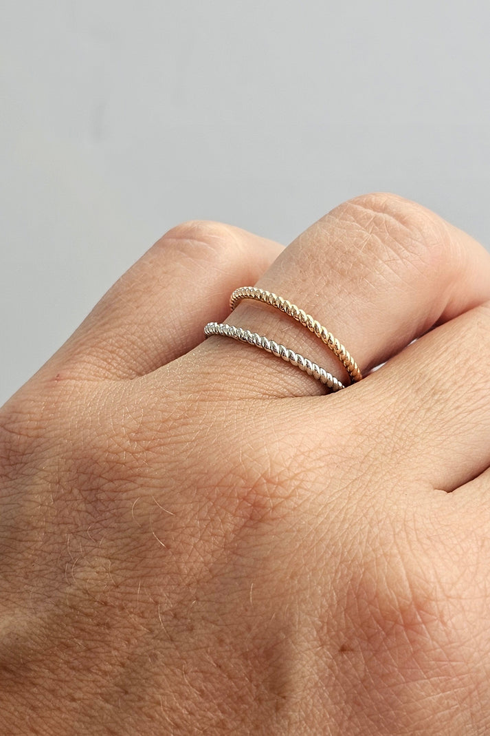 Rope stacker plain band – Brisbane Bayside Jewellers